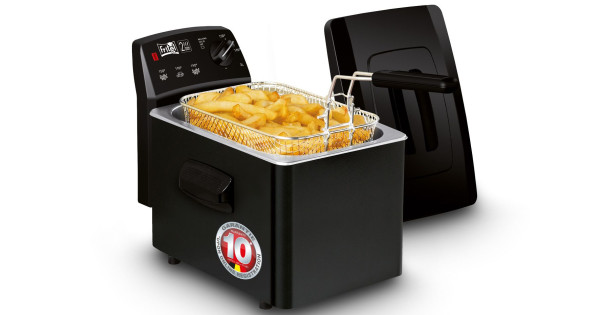 Fritel Turbo SF 4151 sort frituregryde, 3 liter - Køb frituregryde